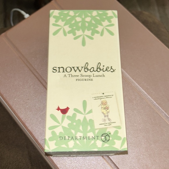 Department 56 | Accents | Nwt Snowbabies From Department 56 A Three Scoop Lunch | Poshmark